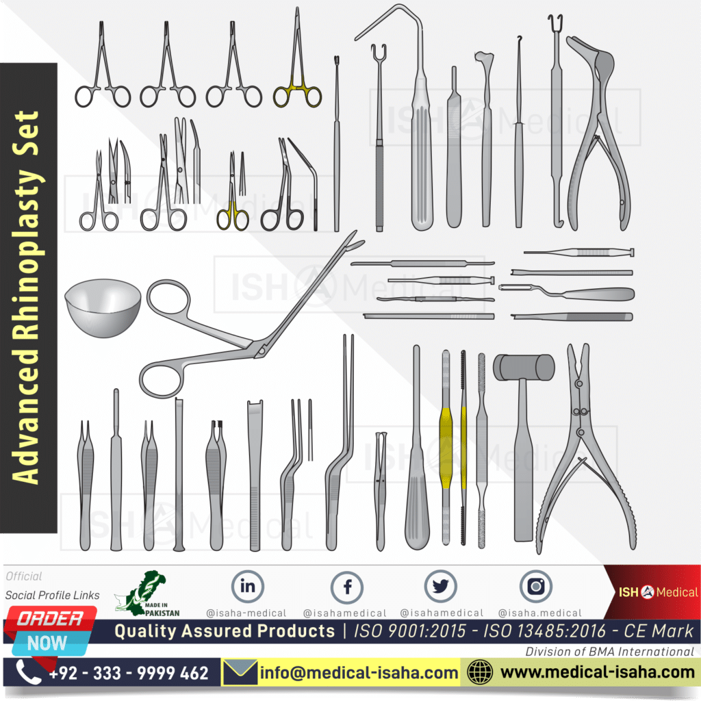 Rhinoplasty Surgery Instruments Set - handmade tools | ISAHA