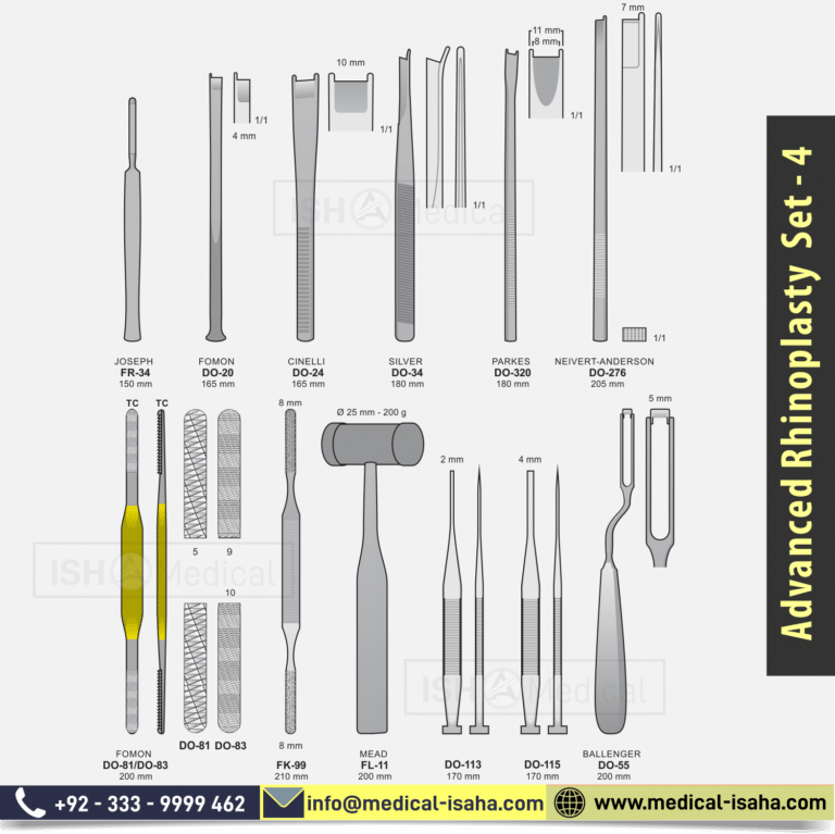 Rhinoplasty Surgery Instruments Set - handmade tools | ISAHA