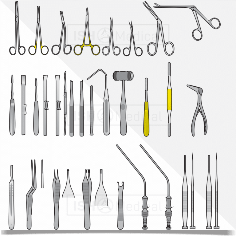 Basic Rhinoplasty Surgery Set - handmade tools | ISAHA Medical