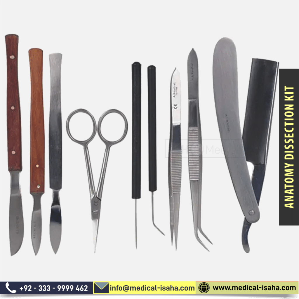 Anatomy Dissection SET 9 pcs - handmade tools | ISAHA Medical