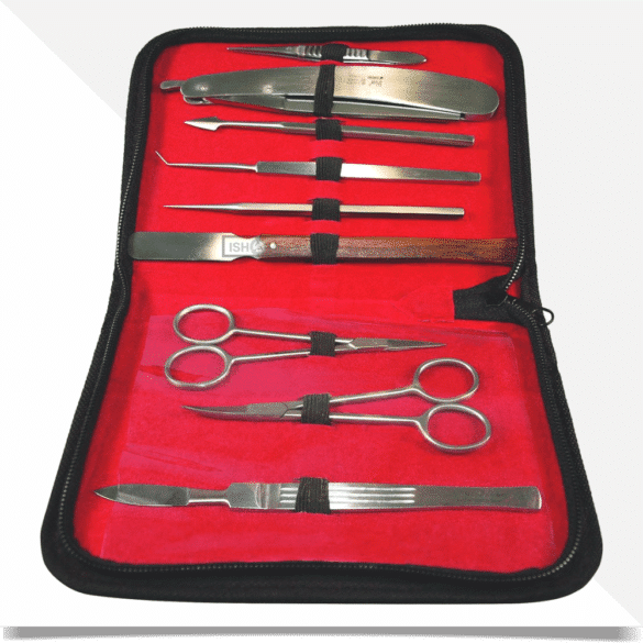 Basic Dissection Set 9 pcs- handmade tools | ISAHA Medical