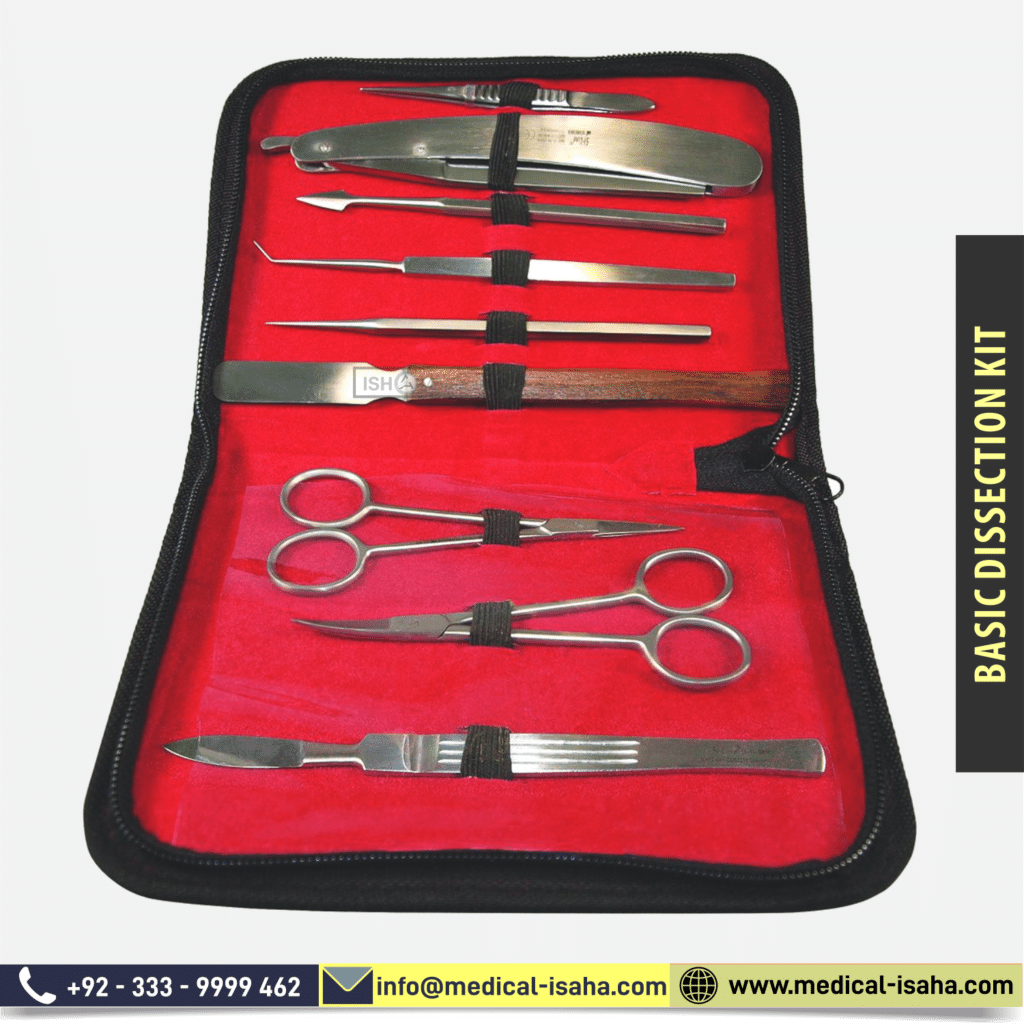 Basic Dissection Set 9 pcs- handmade tools | ISAHA Medical