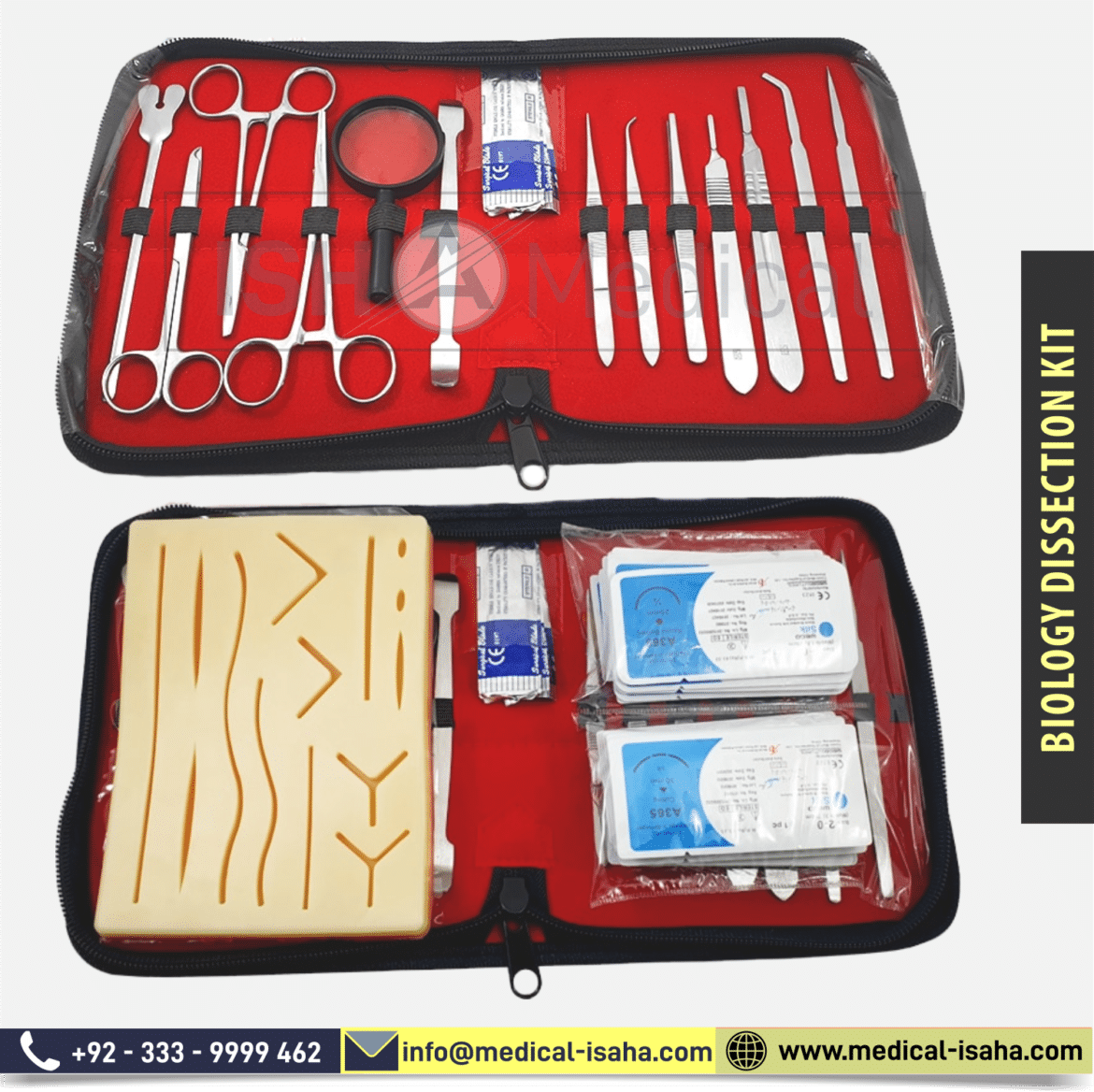 Biology Dissection Kit 14 pcs- handmade tools | ISAHA Medical