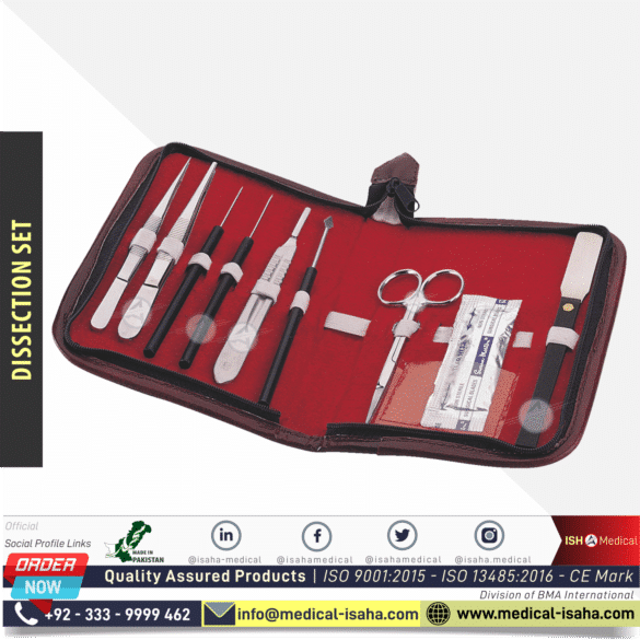 Dissection Set 9 pcs - handmade tools | ISAHA Medical