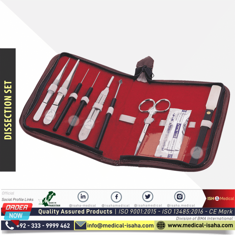 Dissection Set 9 pcs - handmade tools | ISAHA Medical