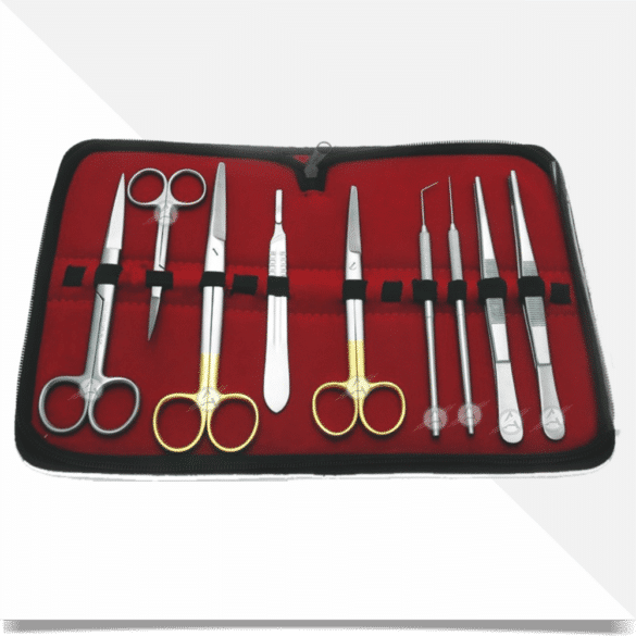 Frog Dissection Kit 9 pcs - handmade dissection tools | ISAHA