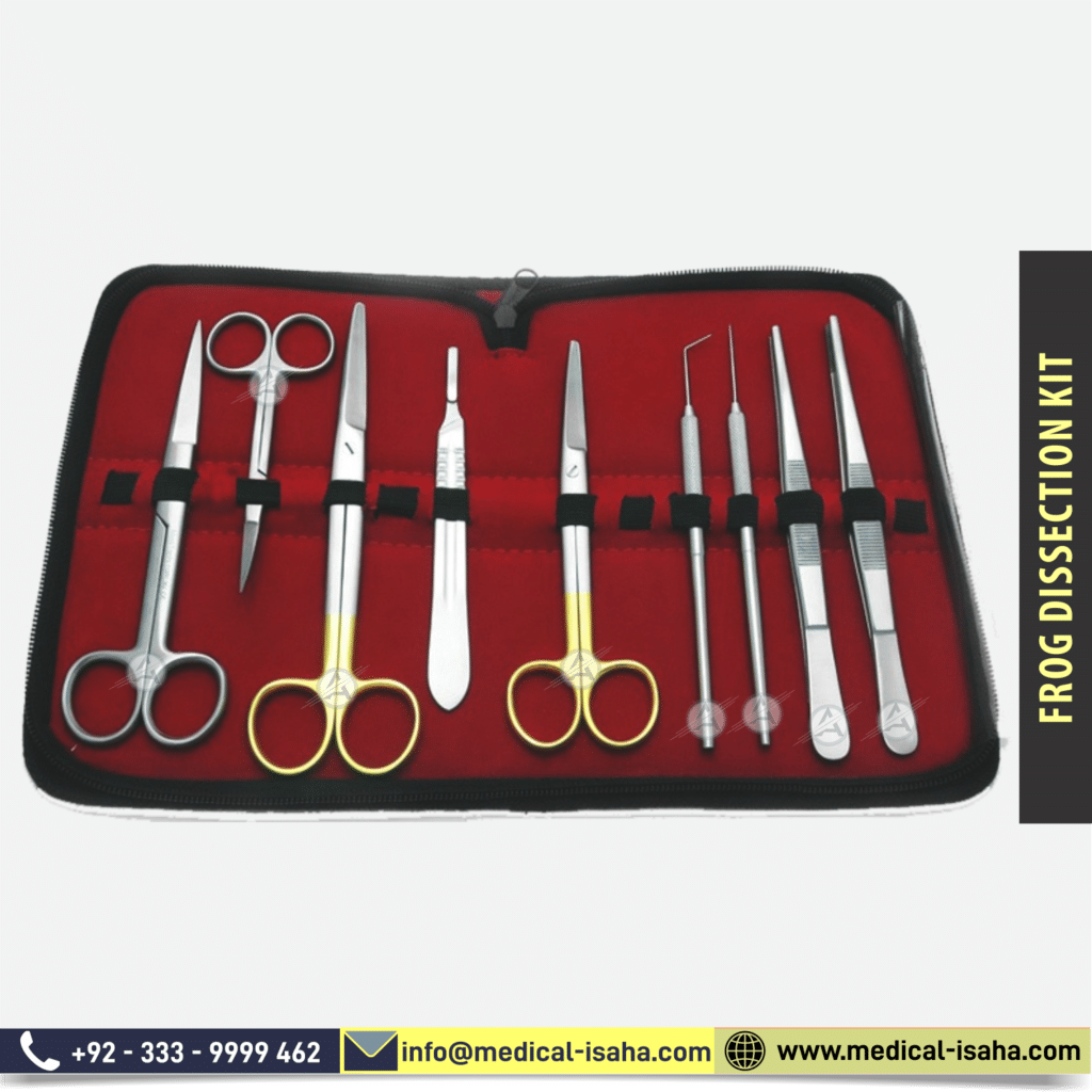 Frog Dissection Kit 9 pcs - handmade dissection tools | ISAHA