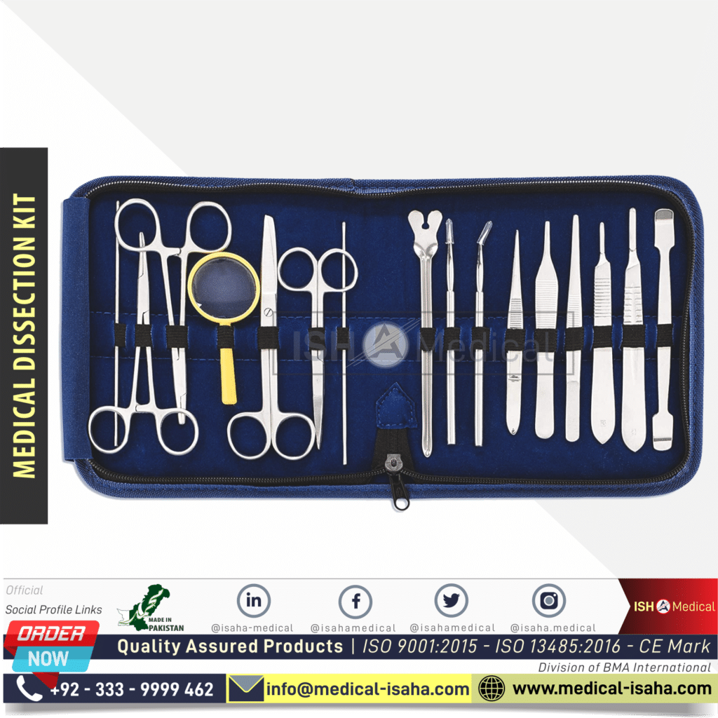 Medical Dissection Kit 17 pcs - handmade dissection tools | ISAHA