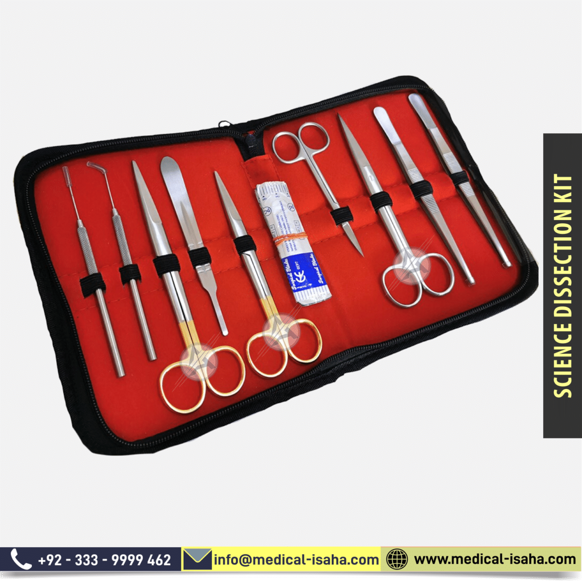 Science Dissection Kit 10 pcs - handmade dissection tools | ISAHA