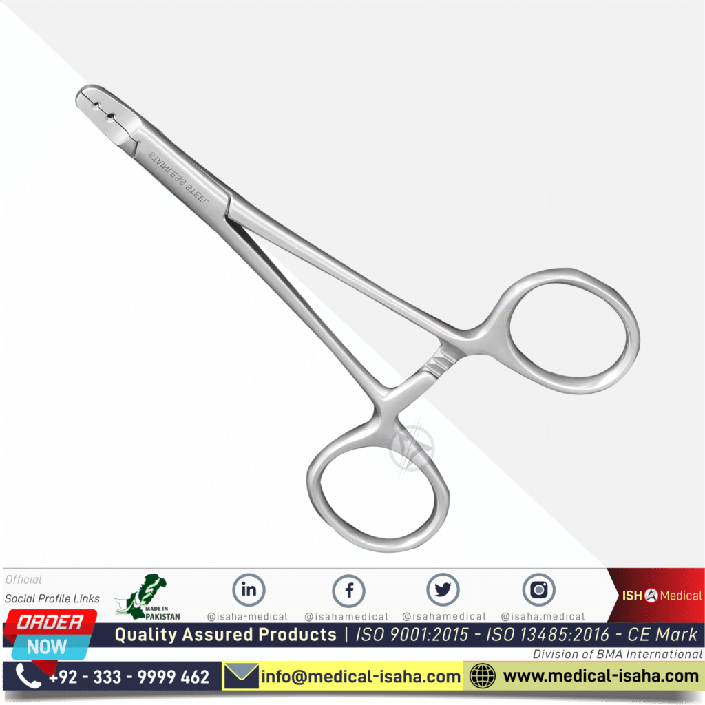 Dermal holding forceps Stainless Steel | Piercing tools | ISAHA