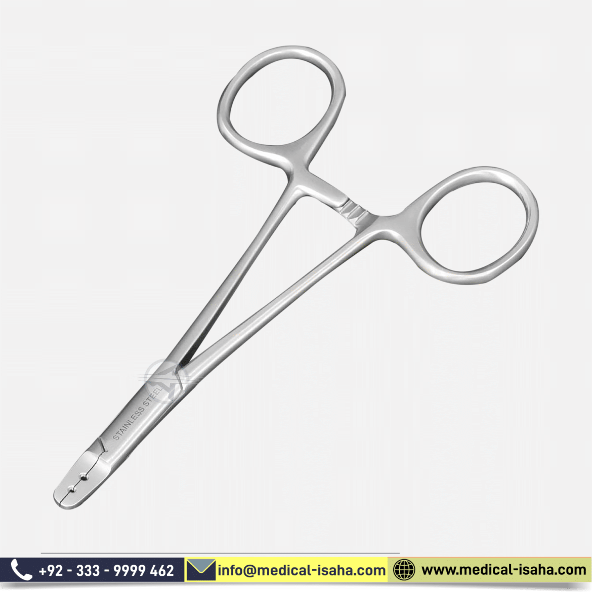 Dermal holding forceps Stainless Steel | Piercing tools | ISAHA